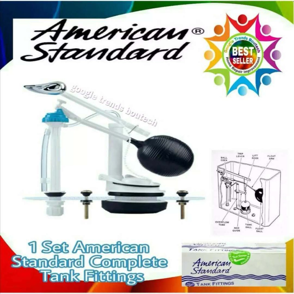 American Standard Tank Fittings (Lever type) | Shopee Philippines