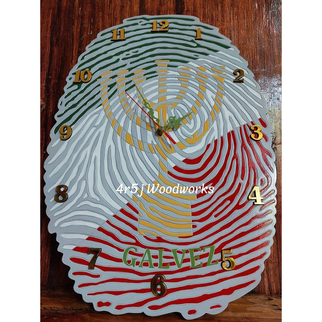 CUSTOMIZED WOODEN WALL CLOCK (Made to Order) | Shopee Philippines