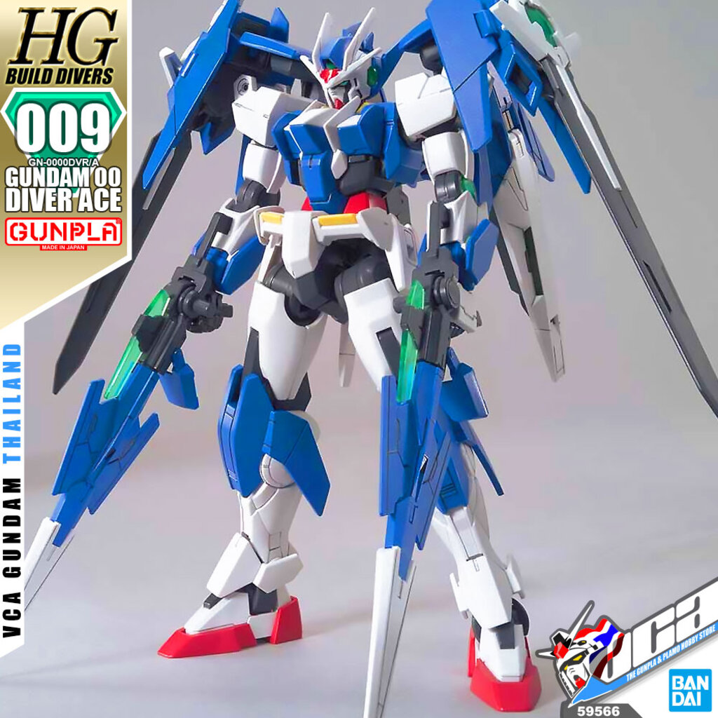 Bandai Gunpla High Grade Hg 1144 Gundam 00 Diver Ace Gundam Model Vca Gundam Shopee Philippines