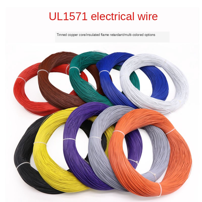 10Meter UL1571 26AWG/28AWG/30AWG/32AWG Electrical Wire PVC Tinned Copper Wire LED Lamp Wire ...