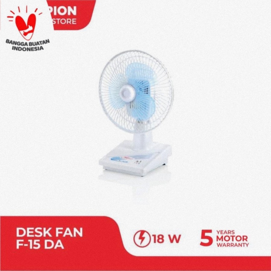 Desk FAN 6 inch F-15 DA 220V MP / MASPION TABLE FAN | Shopee Philippines