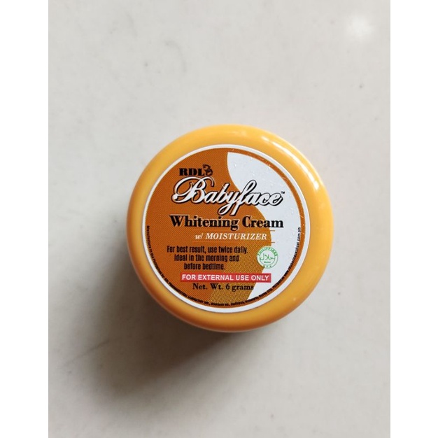 RDL whitening cream with moisturizer 6g or 12g | Shopee Philippines