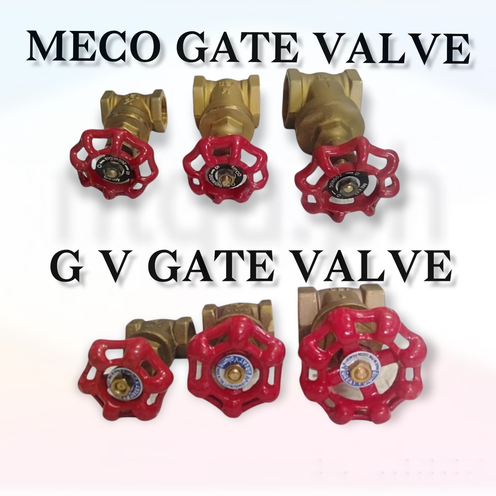 Heavy Duty Brass Gate Valve MECO & GREAT VOLUME (Size 1/2, 3/4 & 1) GATE VALVE | Shopee Philippines