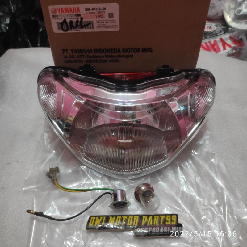 This IS MIO SMILE HEADLAMP REFLECTOR FOR MIO SMILE ORIGINAL ORI YAMAHA ...