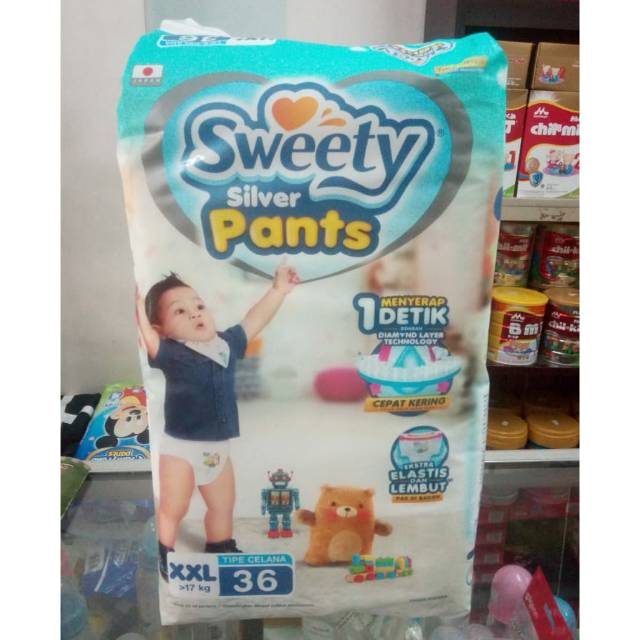Sweety Silver Pants XXL 36 | Shopee Philippines