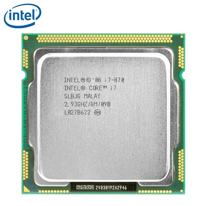 Intel Core i7-870 de cuatro núcleos 95W i7 870 i7 875k procesador 8M ...