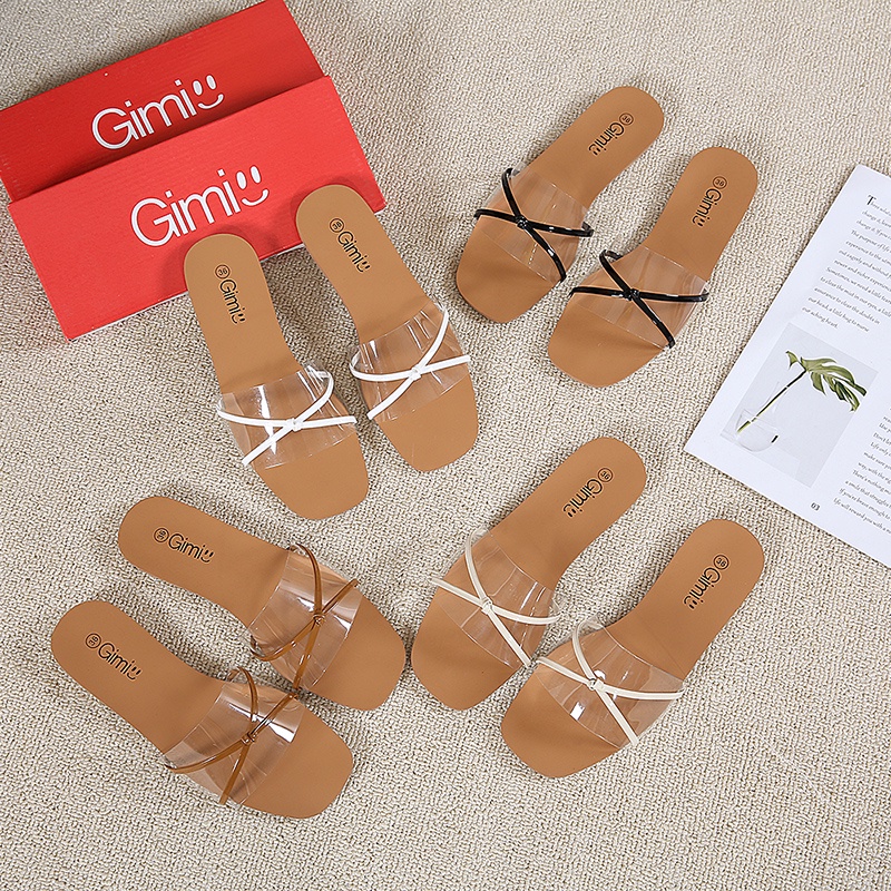 【AhSin】sandals women Ladies casual Korean version of the trend flat ...