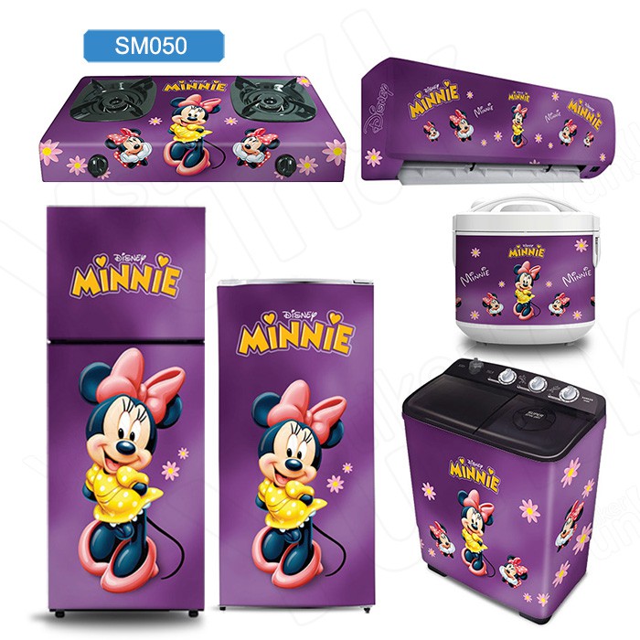 MESIN Sticker 1 & 2-door Refrigerator, Stove, Stove, AC, Minnie Mouse ...