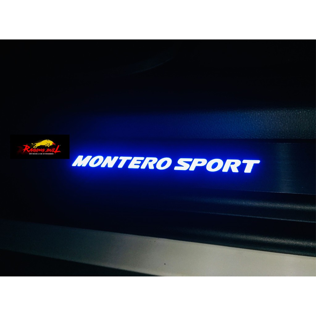 2016 - 2023 Montero Sport Side Step Sill with Blue LED light - High ...