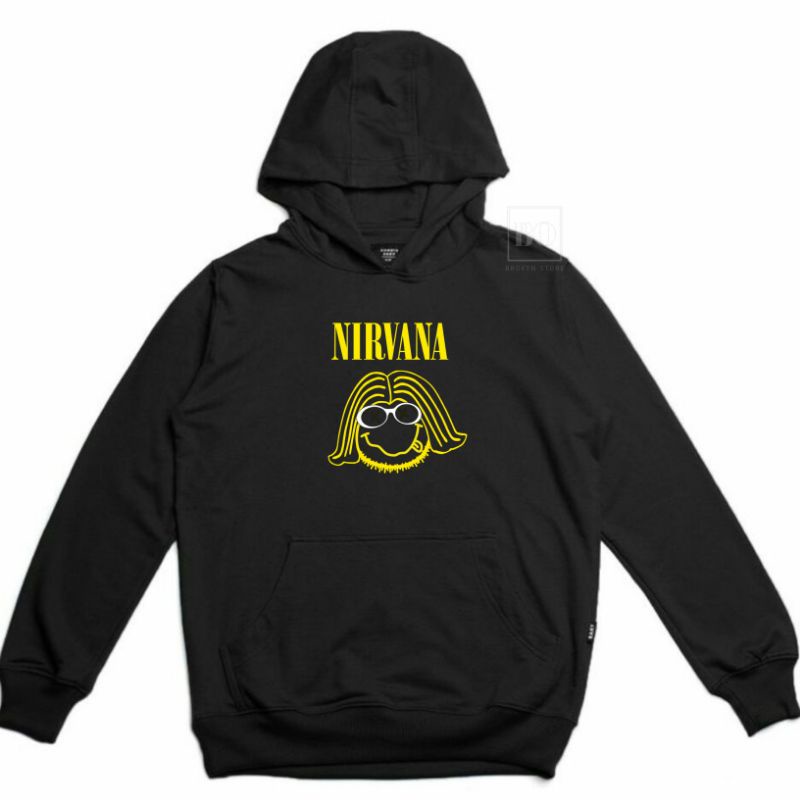 Hoodie nirvana kurt cobain | Nirvana band pop punk hoodie sweater ...
