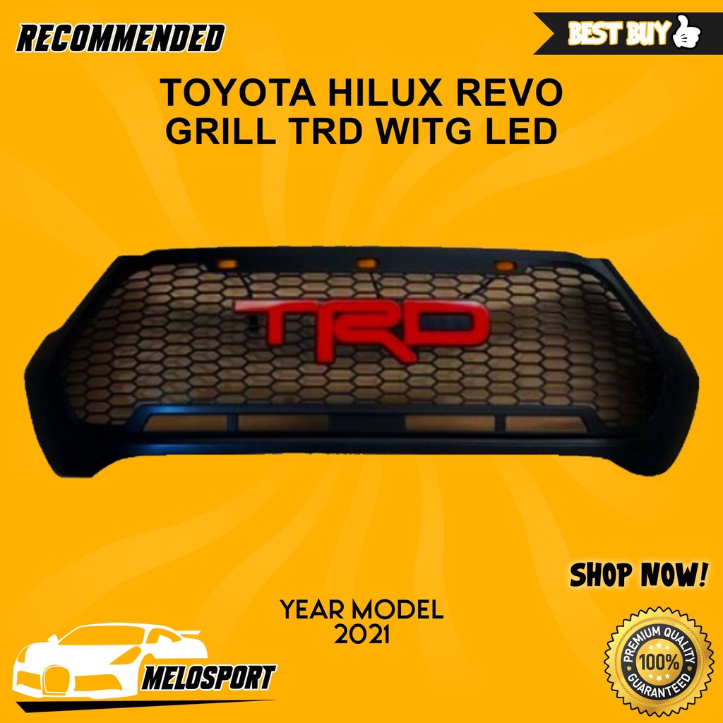 Hilux Revo Grill TRD with LED (2021) | Shopee Philippines