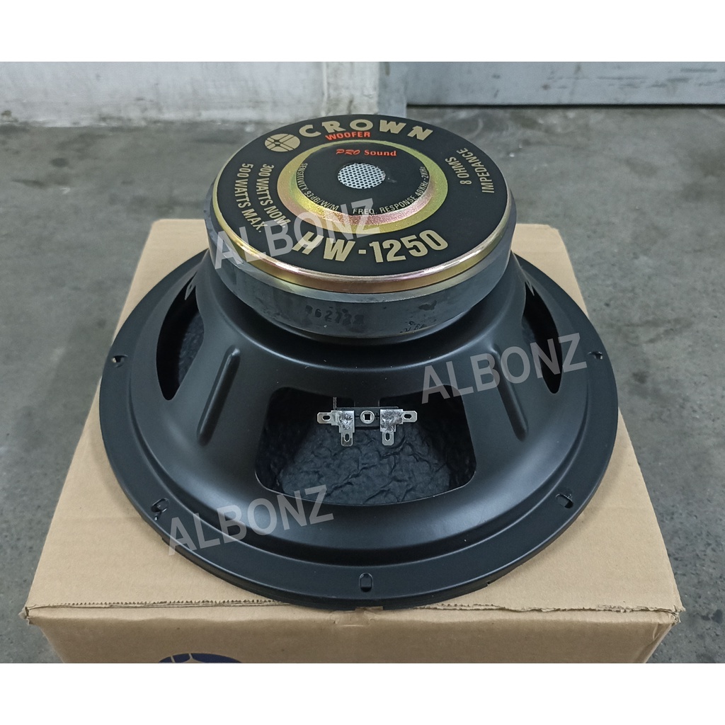 Crown HW-1250 Woofer Speaker 500Watts | Shopee Philippines