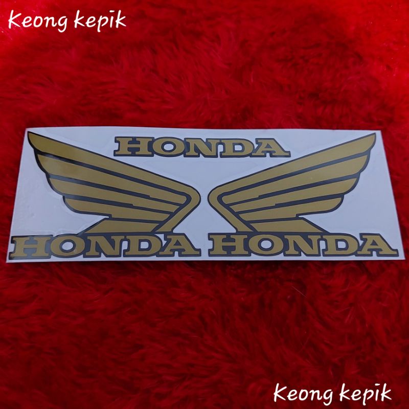 SMALL STICKER STICKER CUTTING EMBLEM HONDA WINGS LOGO | Shopee Philippines