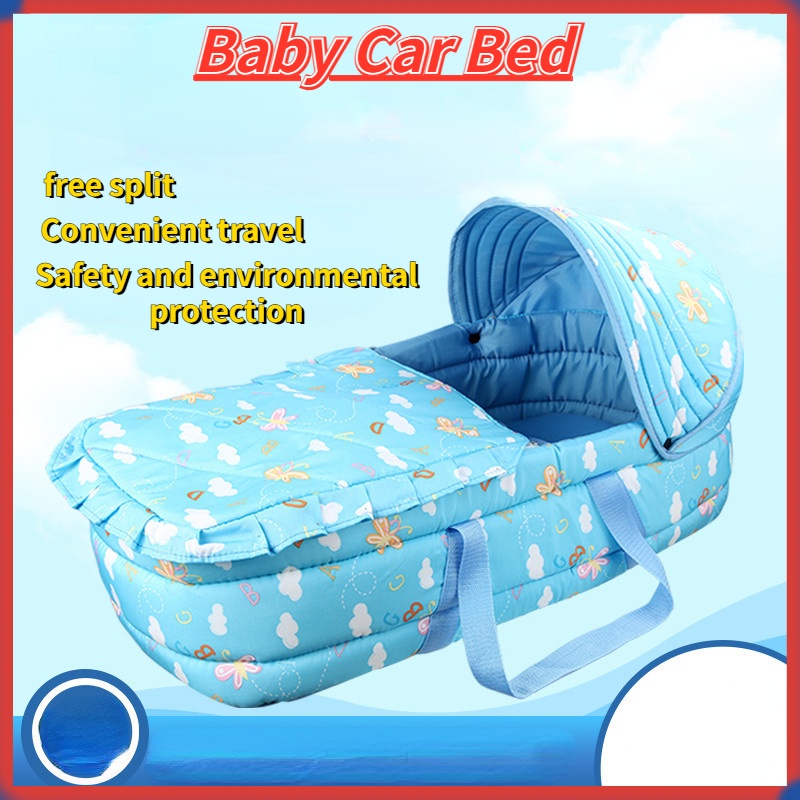 Infant Basket Car Sleeping Basket Bed Portable Portable Go Out Can Lie ...