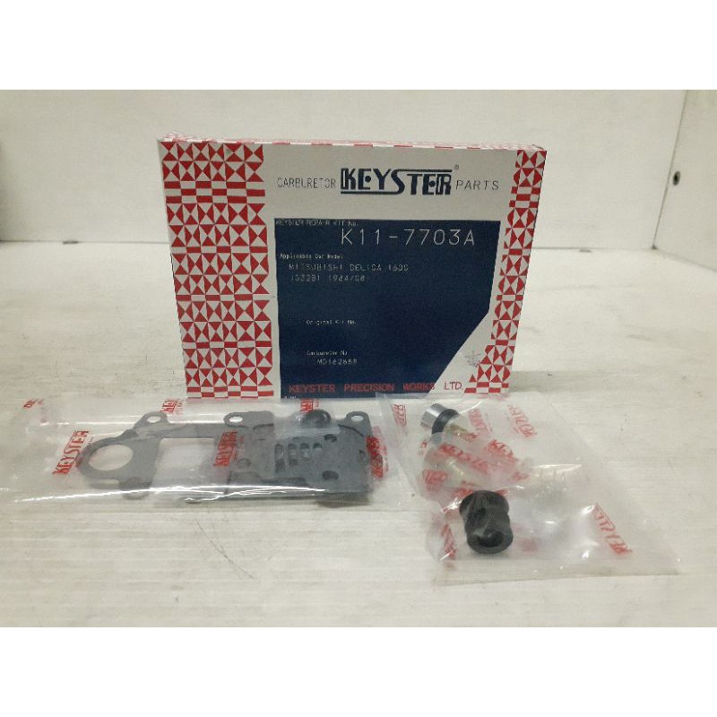 KEYSTER CARBURETOR REPAIR KIT MITSUBISHI LANCER 1.3 EL 4G13 PISTON TYPE ...
