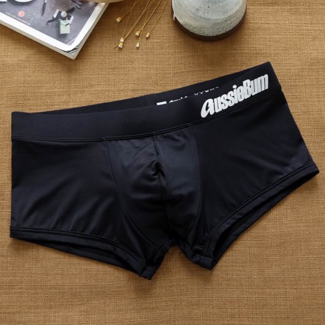 Aussie Bum Men Quality Milk-Silk Plain Boxer Briefs Man Low Waist ...