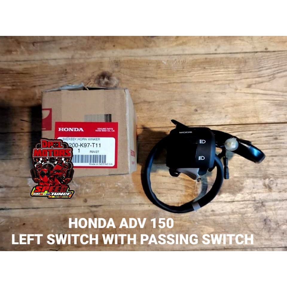Honda ADV 150 Left Switch Assembly with Passing Switch | Shopee Philippines