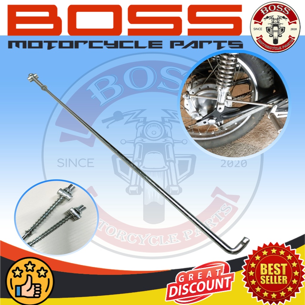 Motorcycle BRAKE ROD ASSY STEEL (BRD) TMX/HD3/RUSI/STX/WAVE/XRM/CT100 ...