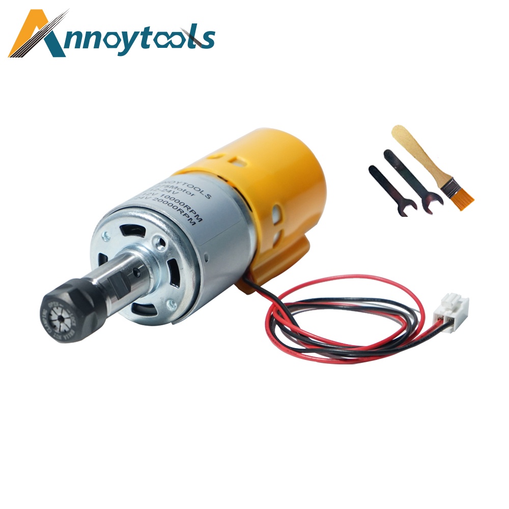 775 DC Motor Spindle Motor for CNC 3018 Router Machine 12-24V 10000 ...