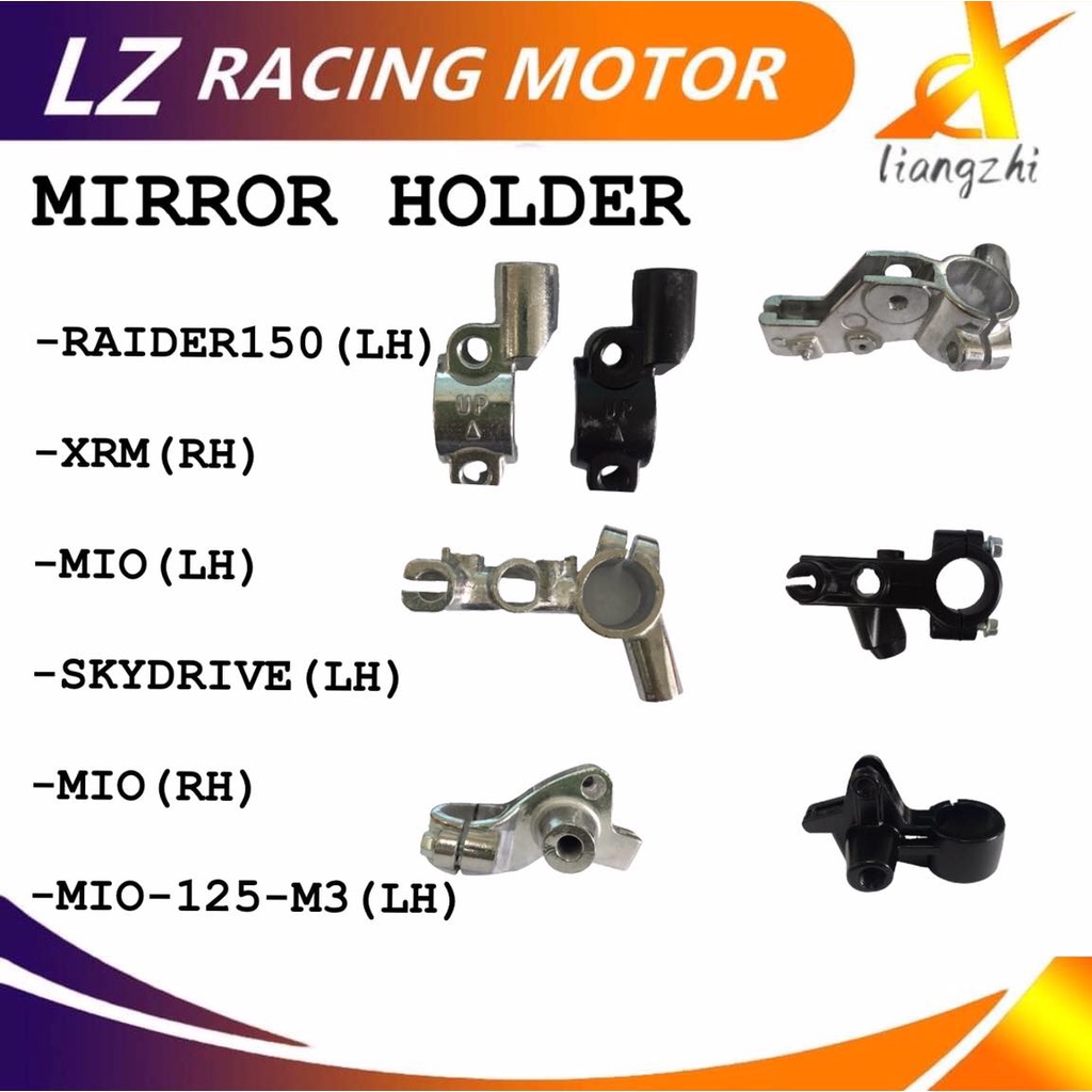 MOTORCYCLE PARTS SIDE MIRROR BRACKET/ HOLDER FOR RS100/MIO/ XRM ...