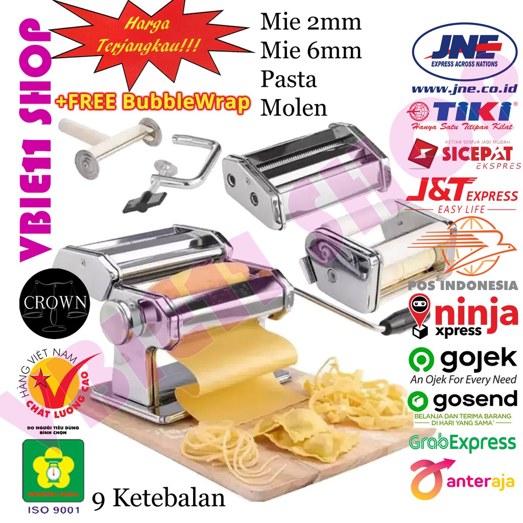 Atlas Crown Star Noodle Mill Dumpling Skin Molen Pasta Noodle Maker 2mm ...