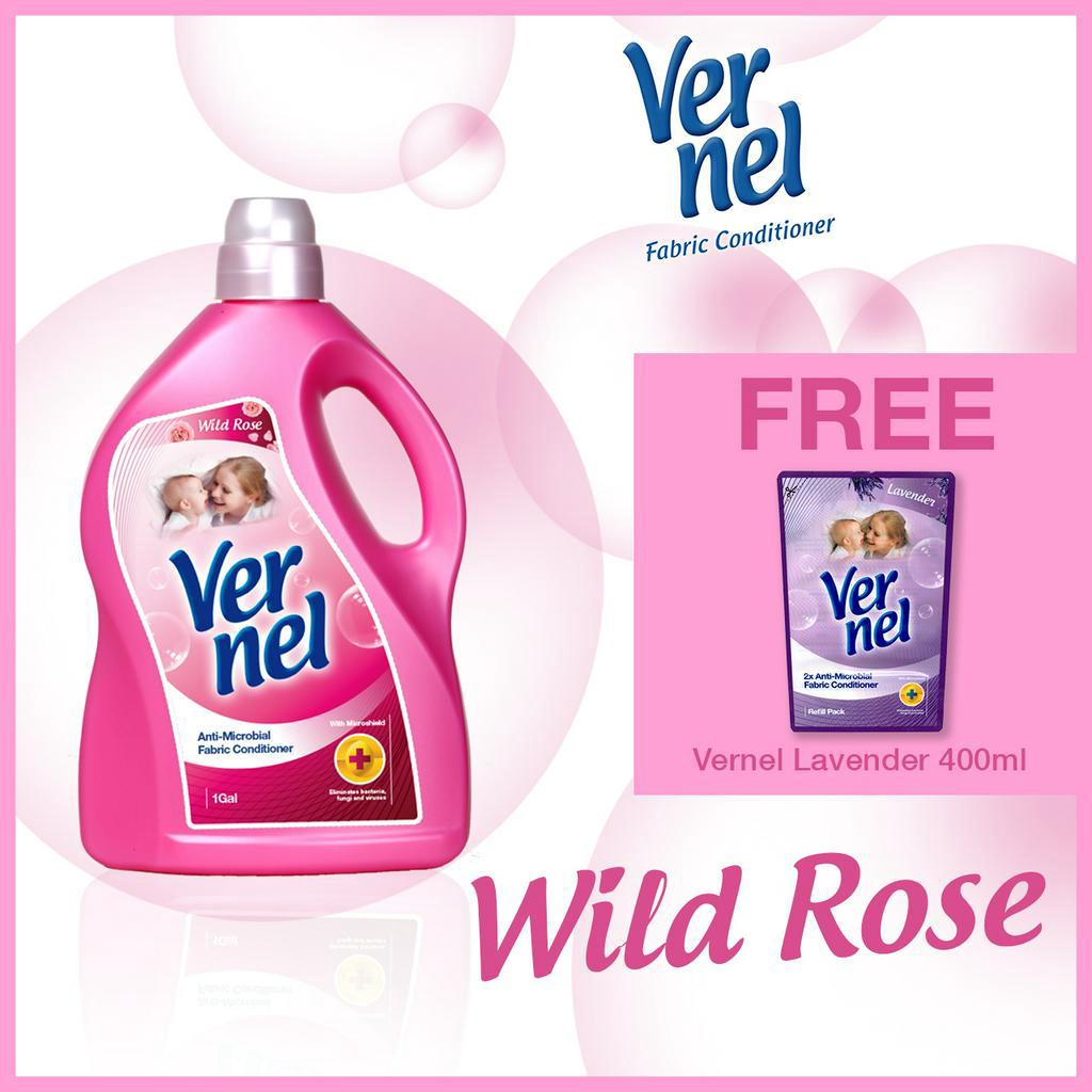 Vernel Wild Rose Fabric Conditioner 1 Gallon (Promo) | Shopee Philippines