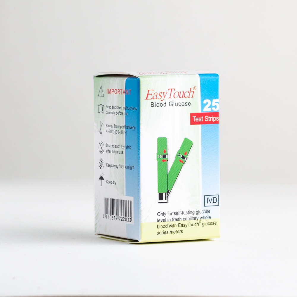 EasyTouch Glucose Strips 25's | Shopee Philippines