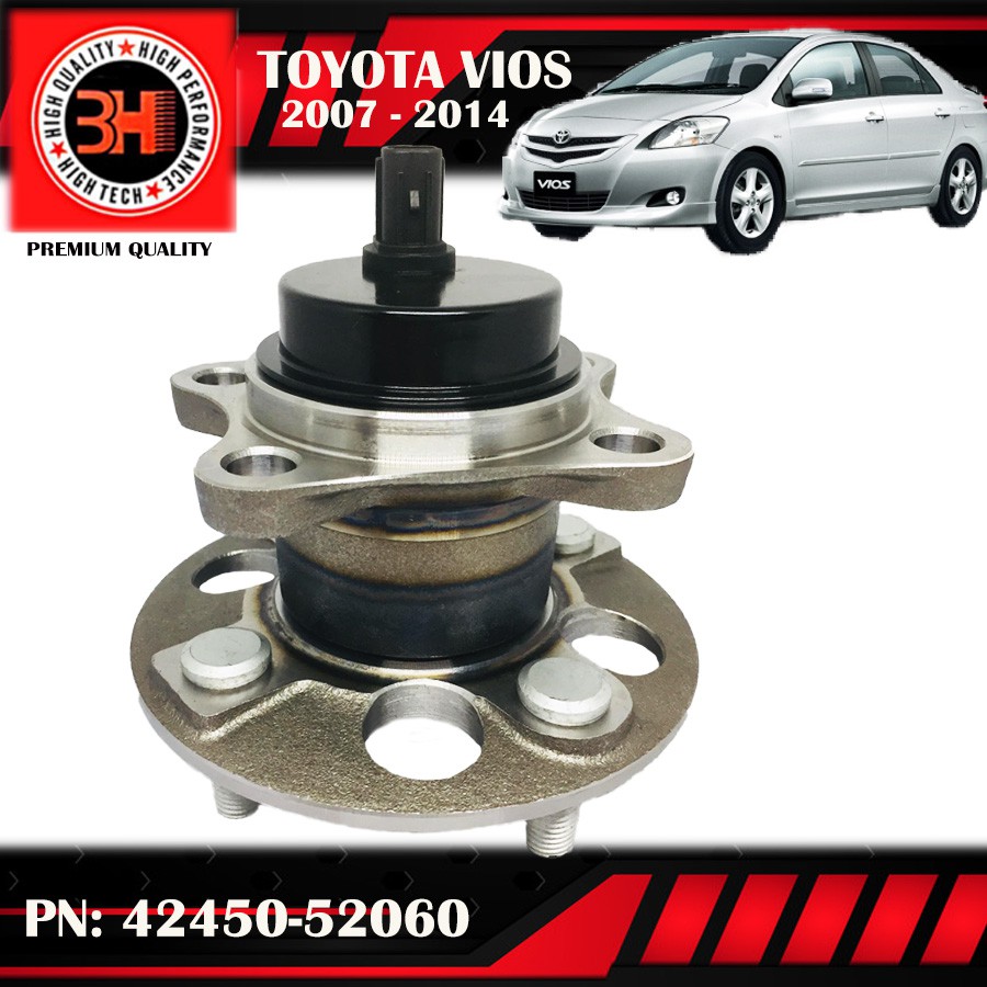 WHEEL HUB BEARING REAR 42450-52060 3H for TOYOTA VIOS 2007-2014 ...