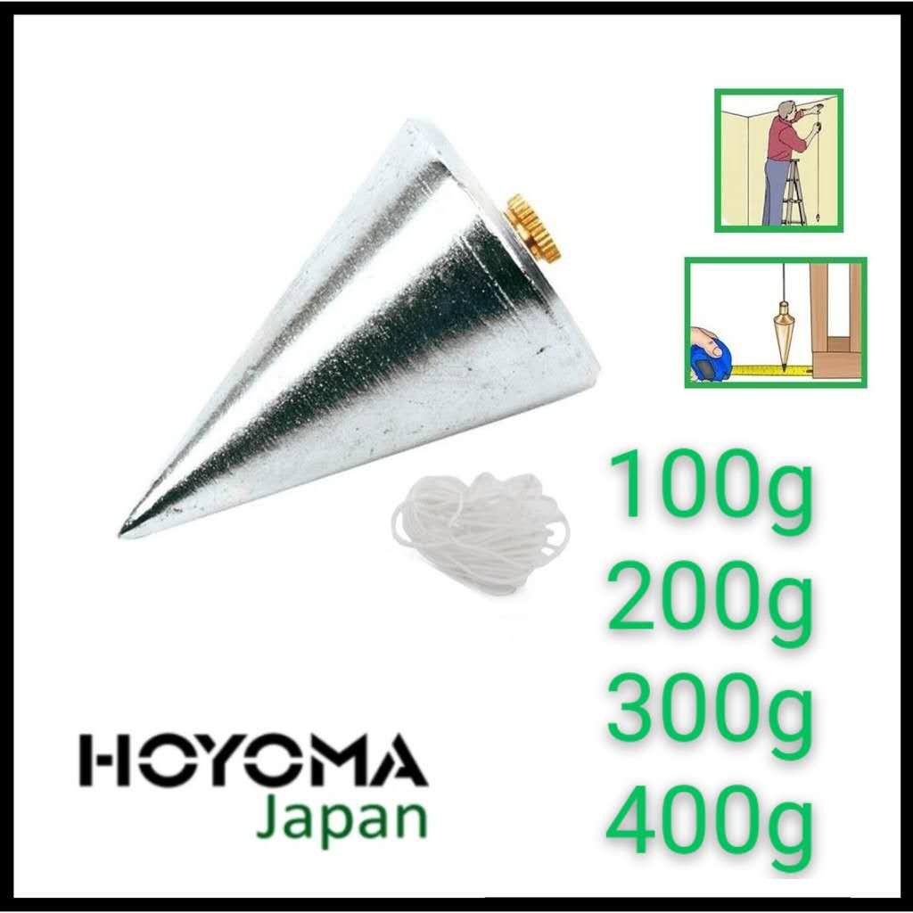 Plumb Bob level 100 Grams 200 Grams 300 Grams 400 Grams OP-1031 hoyoma ...