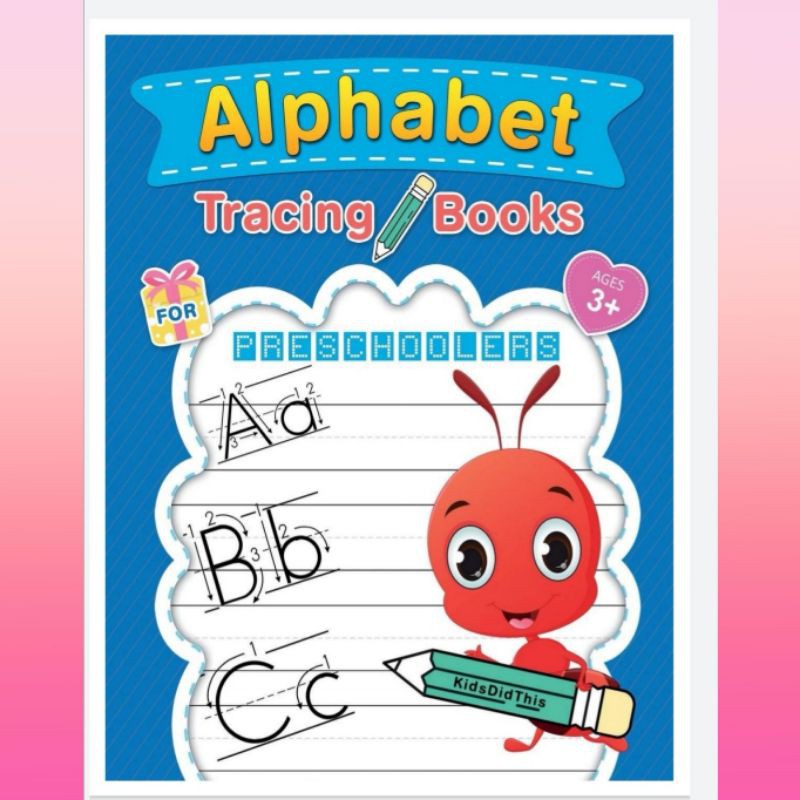 Alphabet Tracing Book ( 60 PAGES/ FREE BOOKBIND) | Shopee Philippines