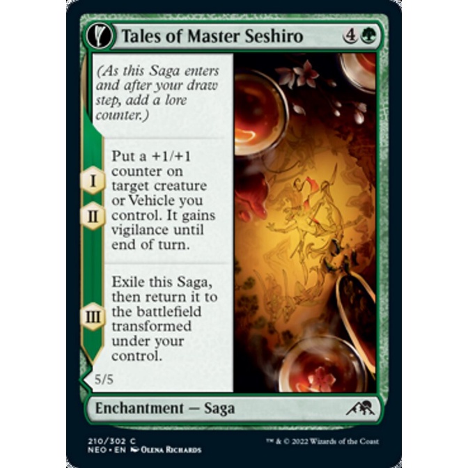 MTG Singles NEO Tales of Master Seshiro | Shopee Philippines