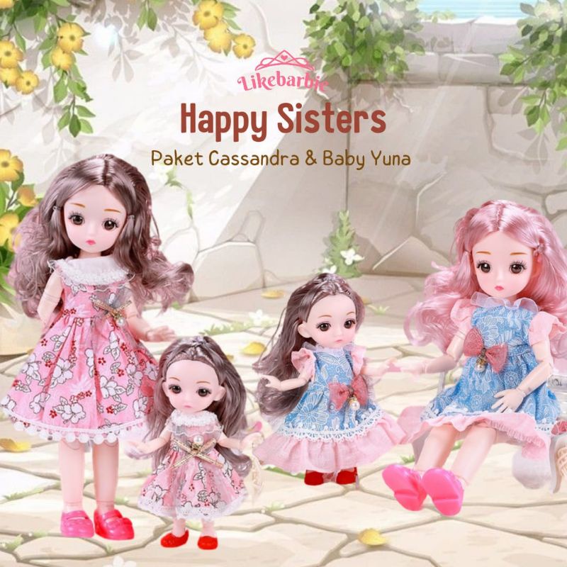 Cassandra Doll And Baby Yuna Happy Sisters | Shopee Philippines