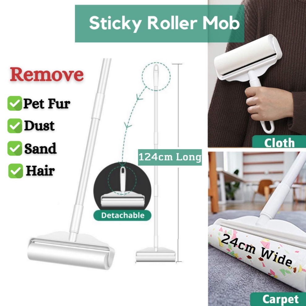 Sticky Hair Roller Dust Remover Artifact Paper Peel | Shopee Philippines