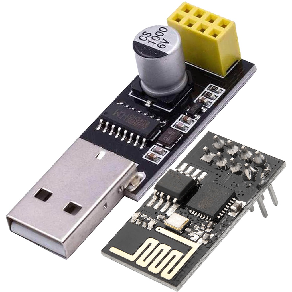 Usb to SERIAL ADAPTER WIFI ESP8266 ESP01 ESP01S USB to TTL UART CH340 ...