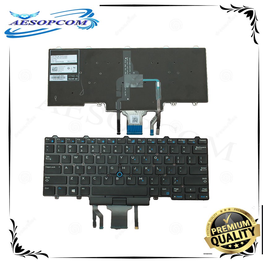 laptop keyboard for Dell Latitude E5450 E5470 E7450 E7470 5480 5490 ...