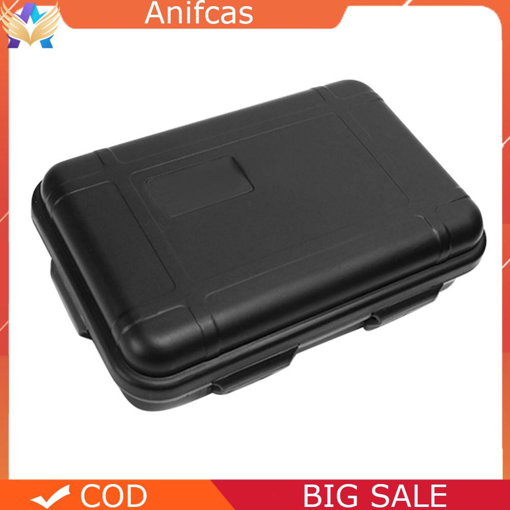 （Black）COD Outdoor Shockproof Waterproof Boxes Survival Airtight Tool ...