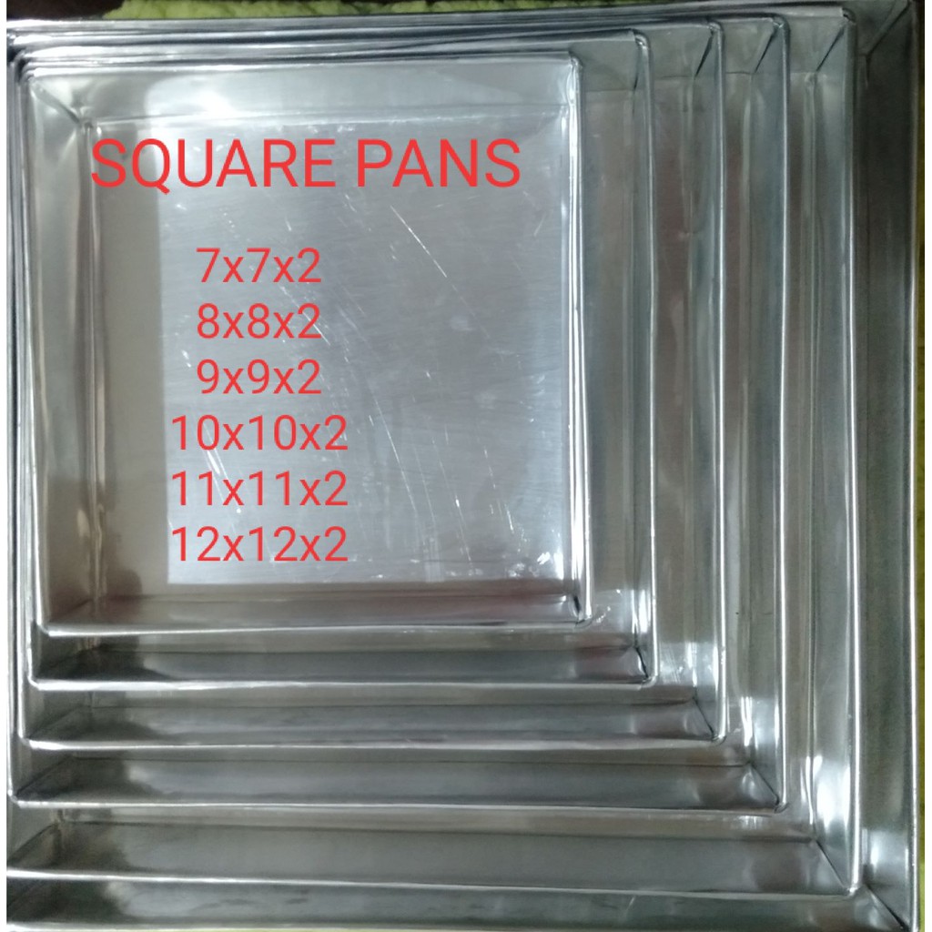 ALUMINUM PAN / BAKING PAN/ SQUARE PANS | Shopee Philippines