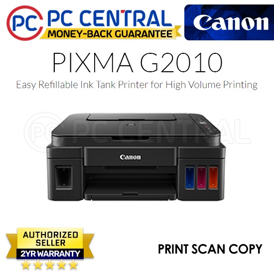 Canon Pixma G2010 Printer (All In One Print Scan Photocopy) Refillable ...