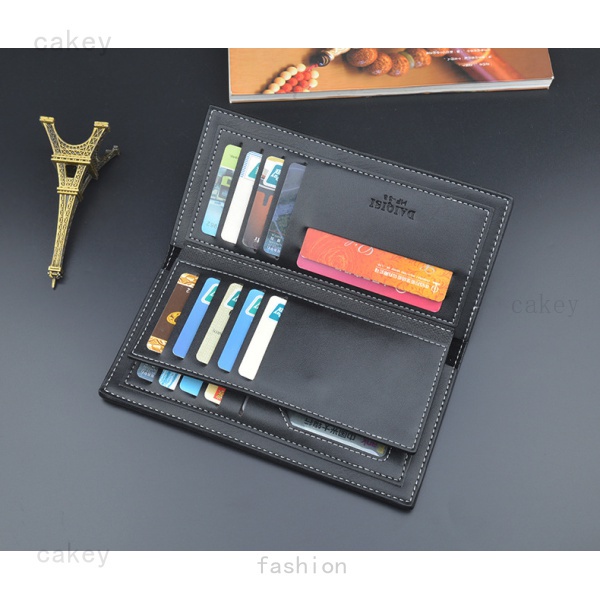 2021 Men's Wallet Long Style Business Youth Multi-Card Slot Large ...