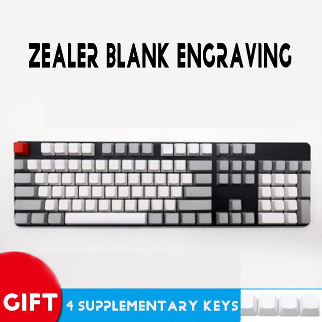 108-key chalk key / ZEALER / Carbon FILCO Top / Side / Blank Engraving ...
