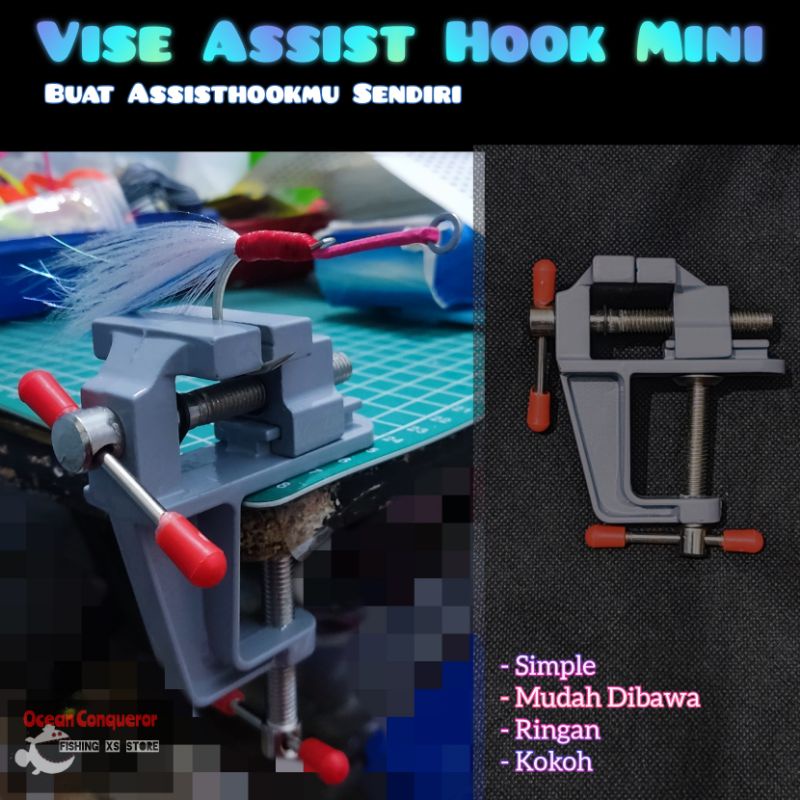 Vise Assist MiniHOOK Vise Tying Vise Hook Clamp | Shopee Philippines