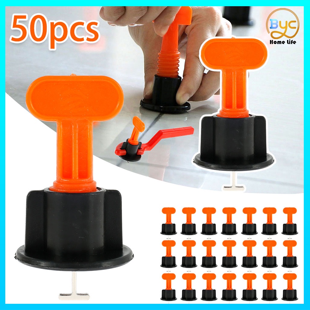50pcs Tile levellers Mini Level Wedges Alignment Tile Spacers for Wall ...