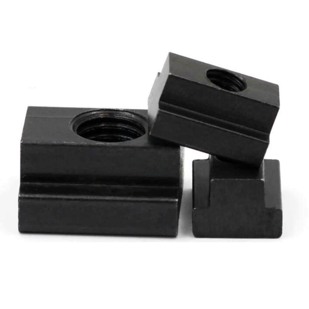 5PCS M6 Black Oxide Finish 45# Carbon Steel T-Slot Nut M8 M10 M12 M14 ...