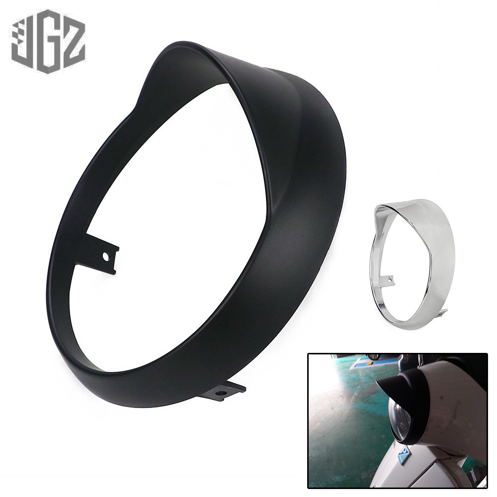 Motorcycle Headlight Grill Cover HeadLamp Rim Guard Front Trim Guard ...