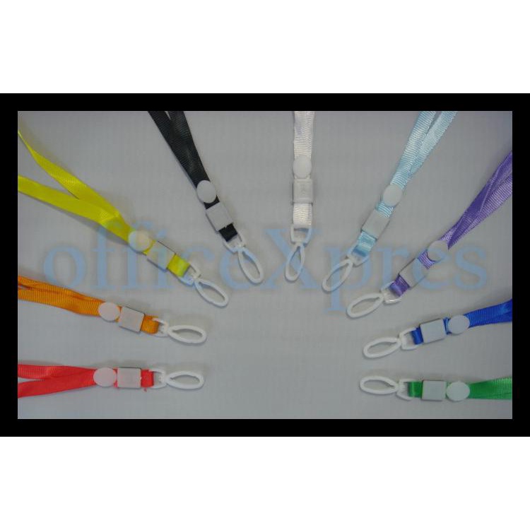 Id CARD Hanger / Rope BADGE ID NYLON HOOK Plastic SPRING COMBO - Green ...