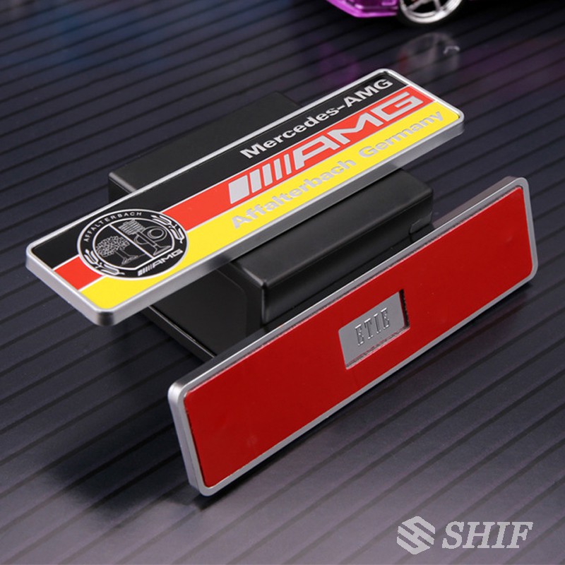 AMG Emblem Badge Sticker Side Fender Tailgate For Mercedes | Shopee ...