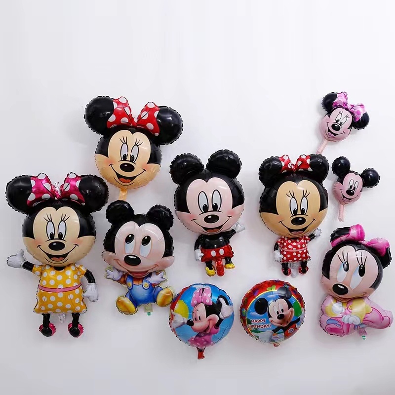 large Size 115*65cm Giant 3D Mickey Aluminum Film Balloon Cartoon ...