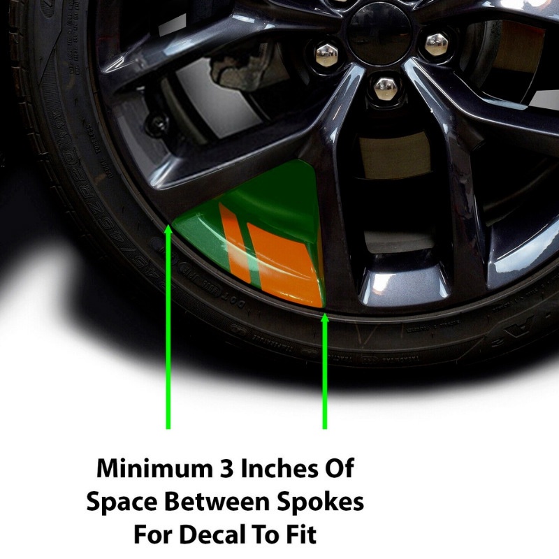 Car Sticker Reflective Car Wheel Rim Vinyl Warning Stickers Hash Mark ...