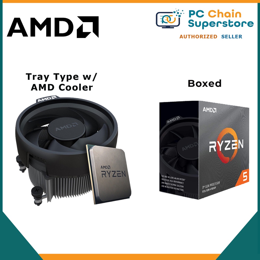AMD Ryzen 5 3600 Boxed / Tray Type Processor with Wraith Stealth CPU ...