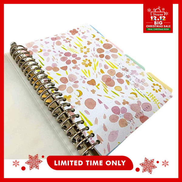 HOKKA Spiral Notebook A5 Lined Hard Covers with 4 Colored Cards ...